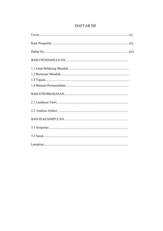 Daftar isi | PDF