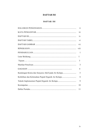 Daftar isi | PDF