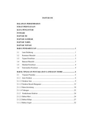Daftar isi | DOCX