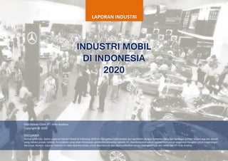 Laporan Industri mobil di Indonesia 2020 | PDF