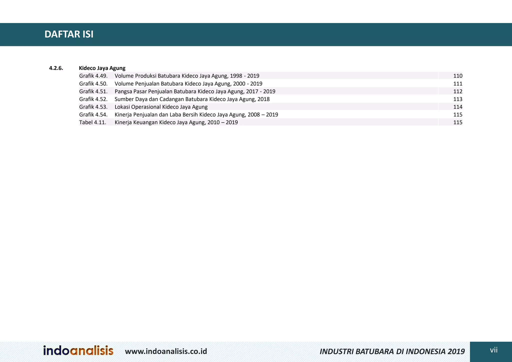 Laporan Industri Batubara Indonesia 2019 | PPT