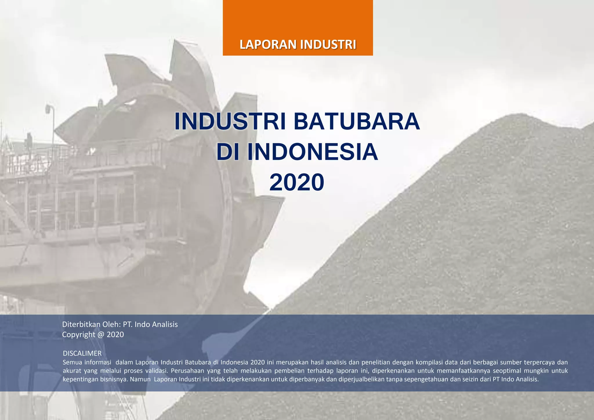 Laporan Industri Batubara Indonesia 2020 | PPTX