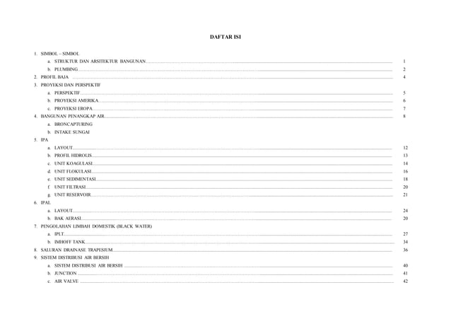 Daftar isi gamtek | PPT