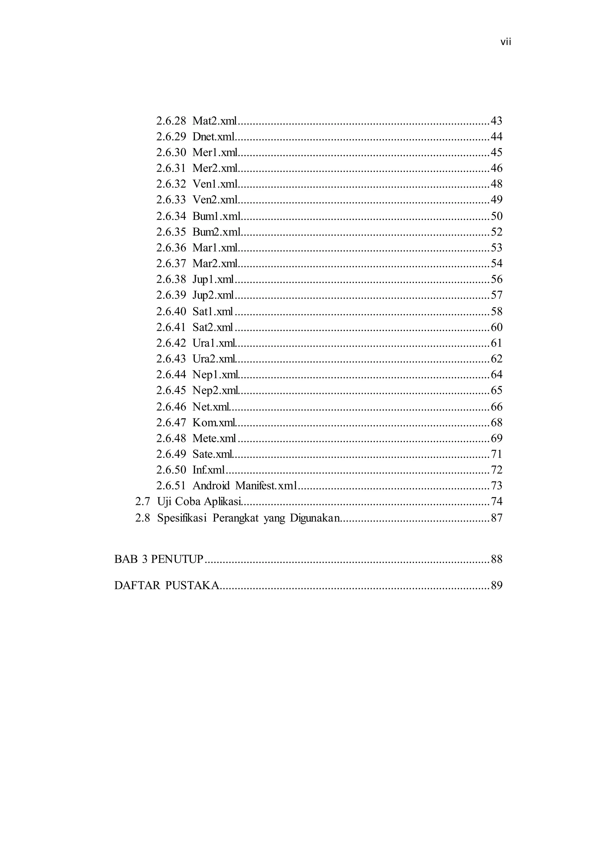 Daftar isi imk | PDF