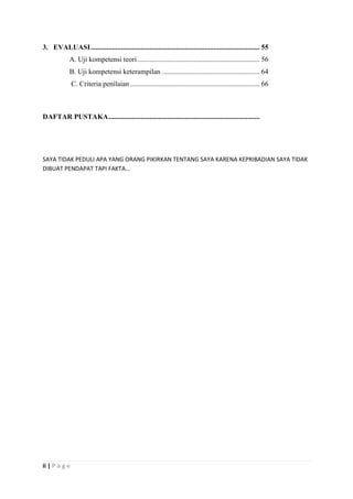 Daftar isi modul | DOCX