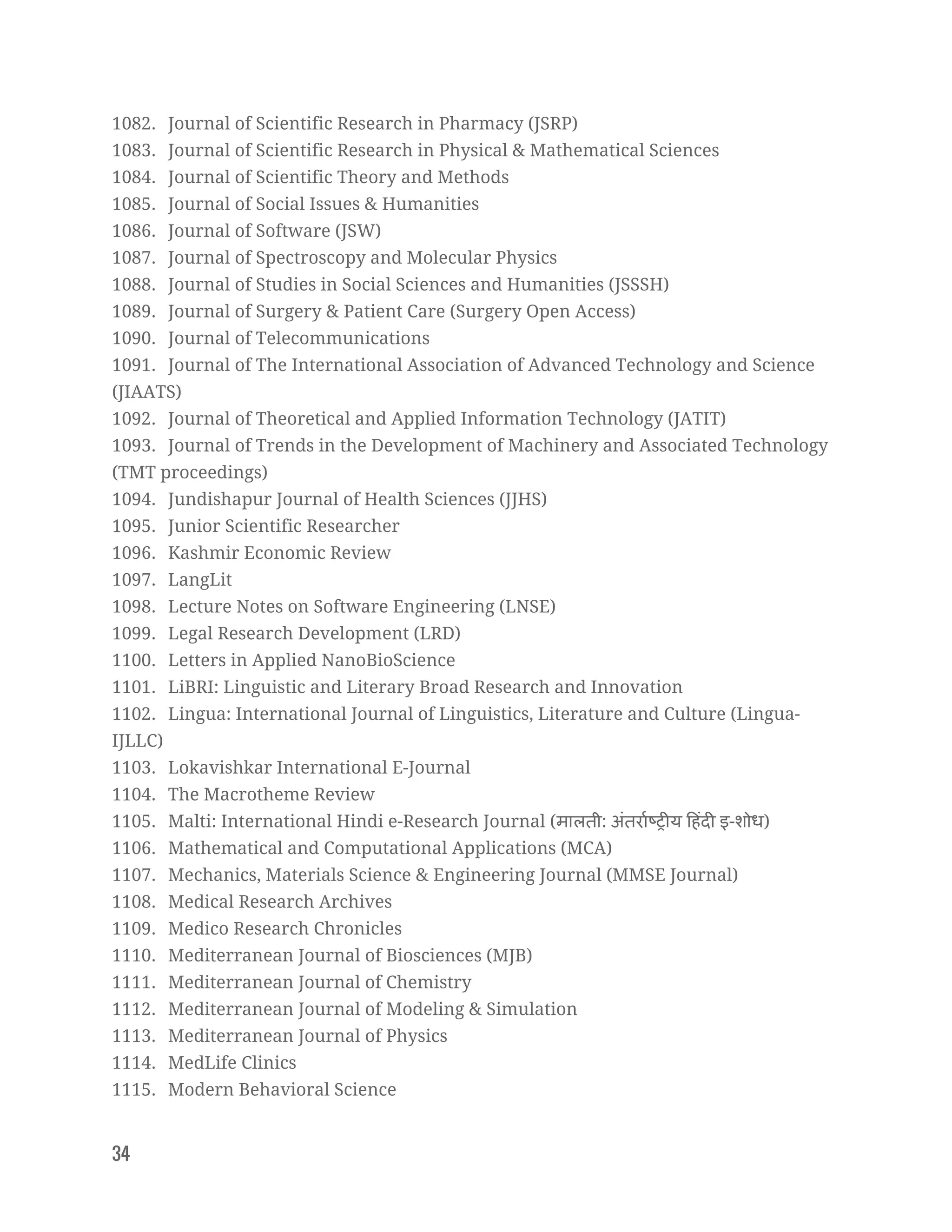 Daftar jurnal predator | PDF