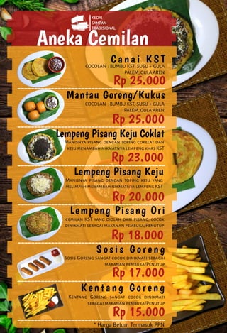 menu makanan selera nusantara dan indonesia | PDF