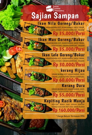 menu makanan selera nusantara dan indonesia | PDF