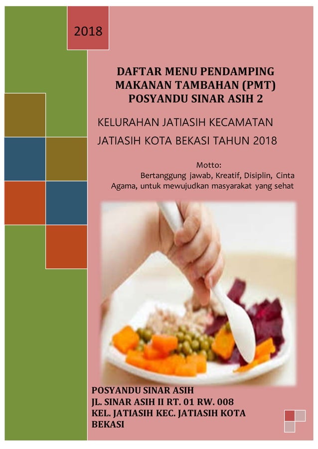 Daftar menu pendamping makanan tambahan | PDF