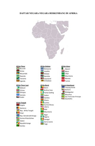 Daftar Negara Afrika | DOCX