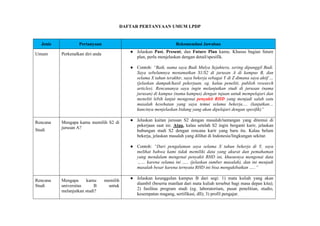 DAFTAR PERTANYAAN UMUM BEASISWA LPDP INDONESIA | PPT