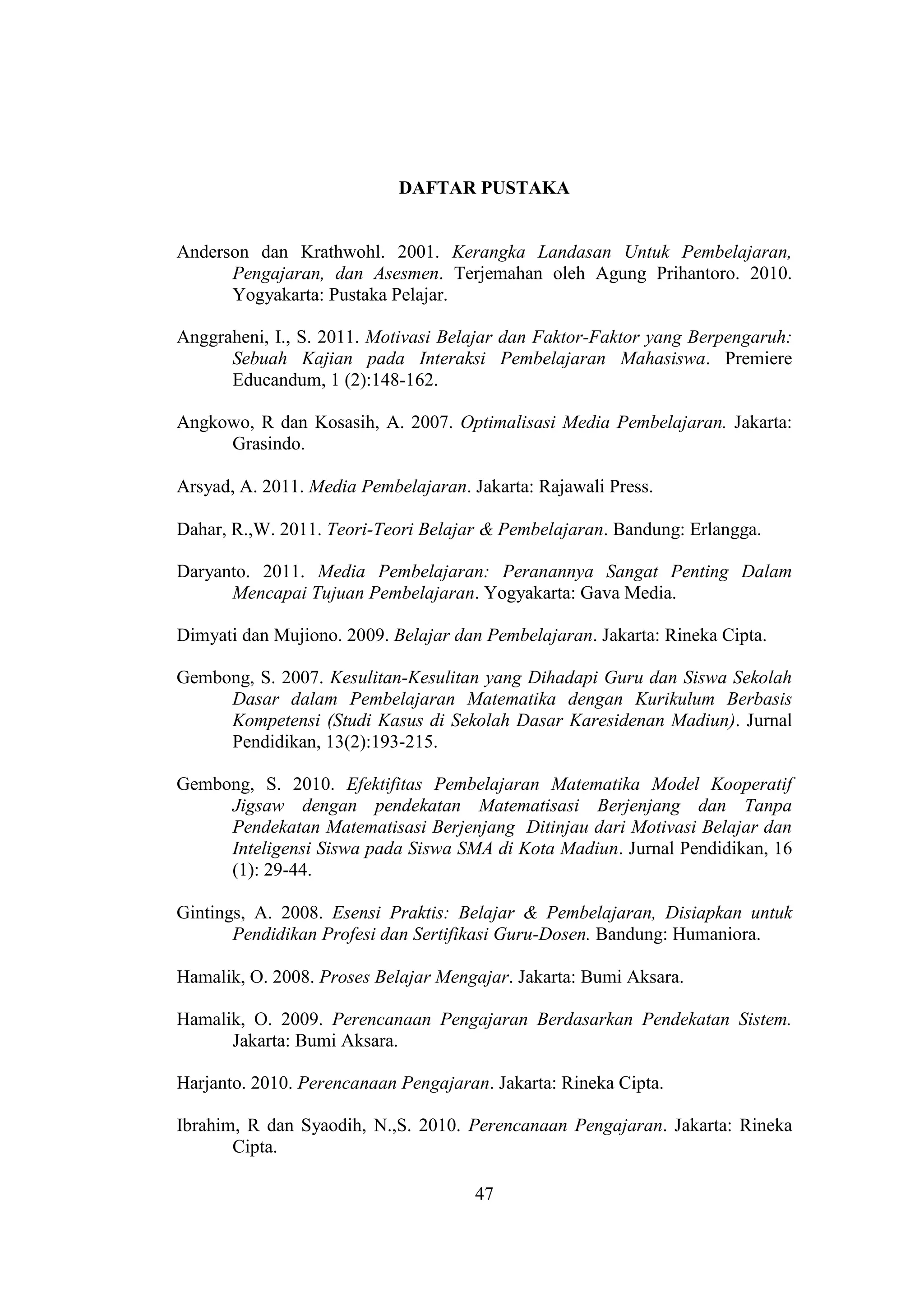 Daftar pustaka | DOCX