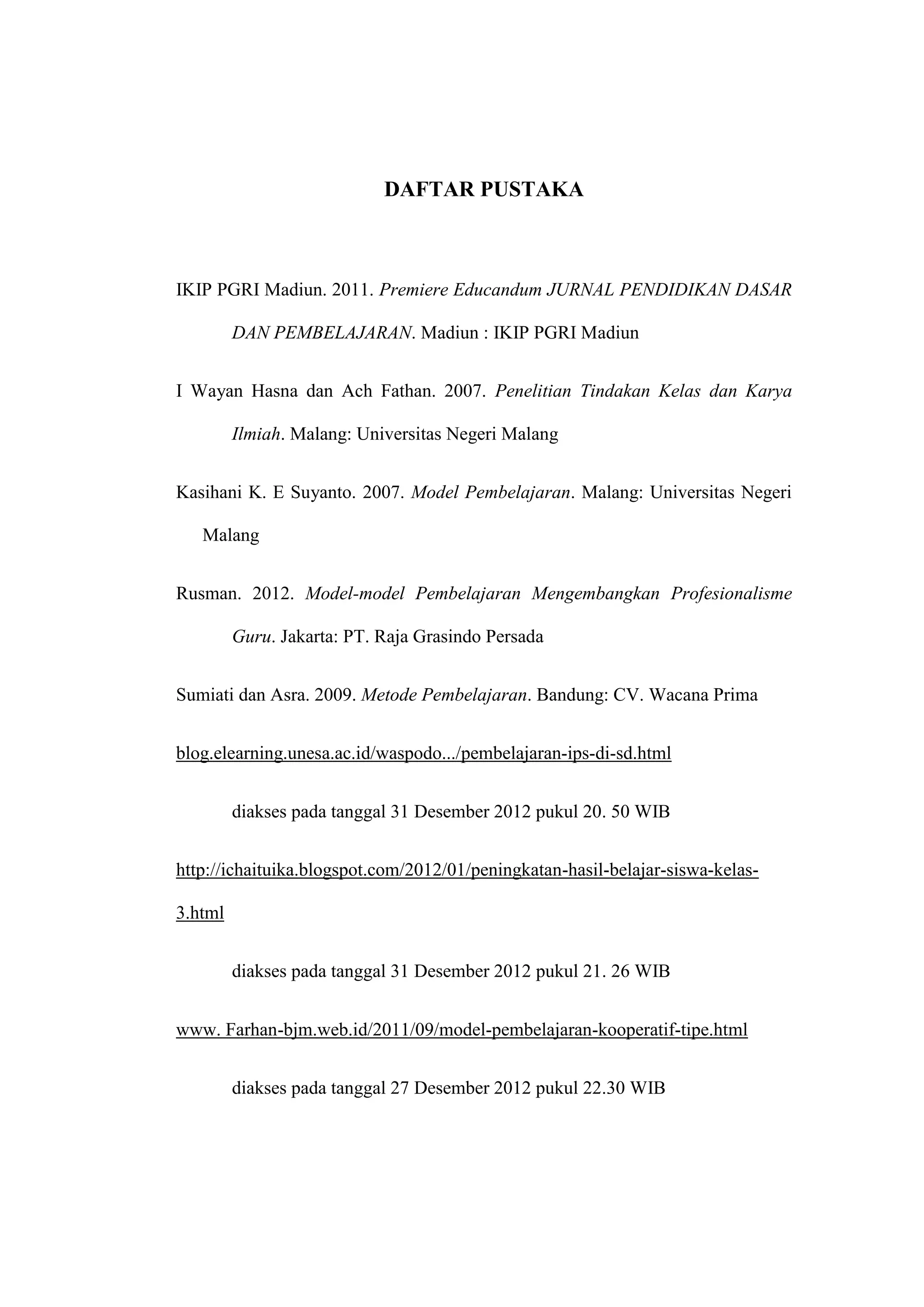 Daftar pustaka | DOCX