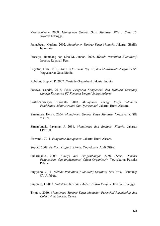 Daftar pustaka | PDF