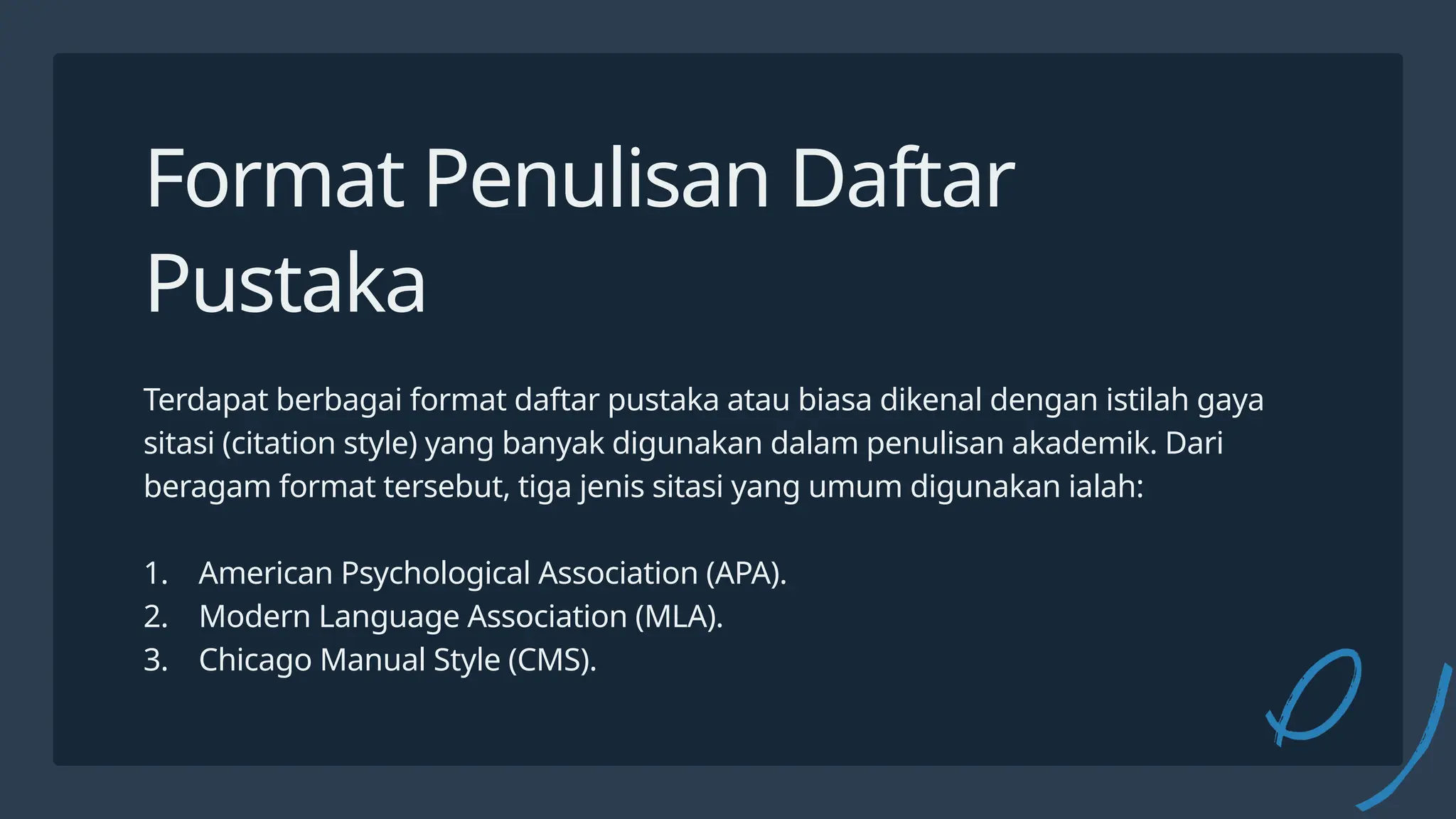Tata cara penulisan yang benar Daftar Pustaka.pptx