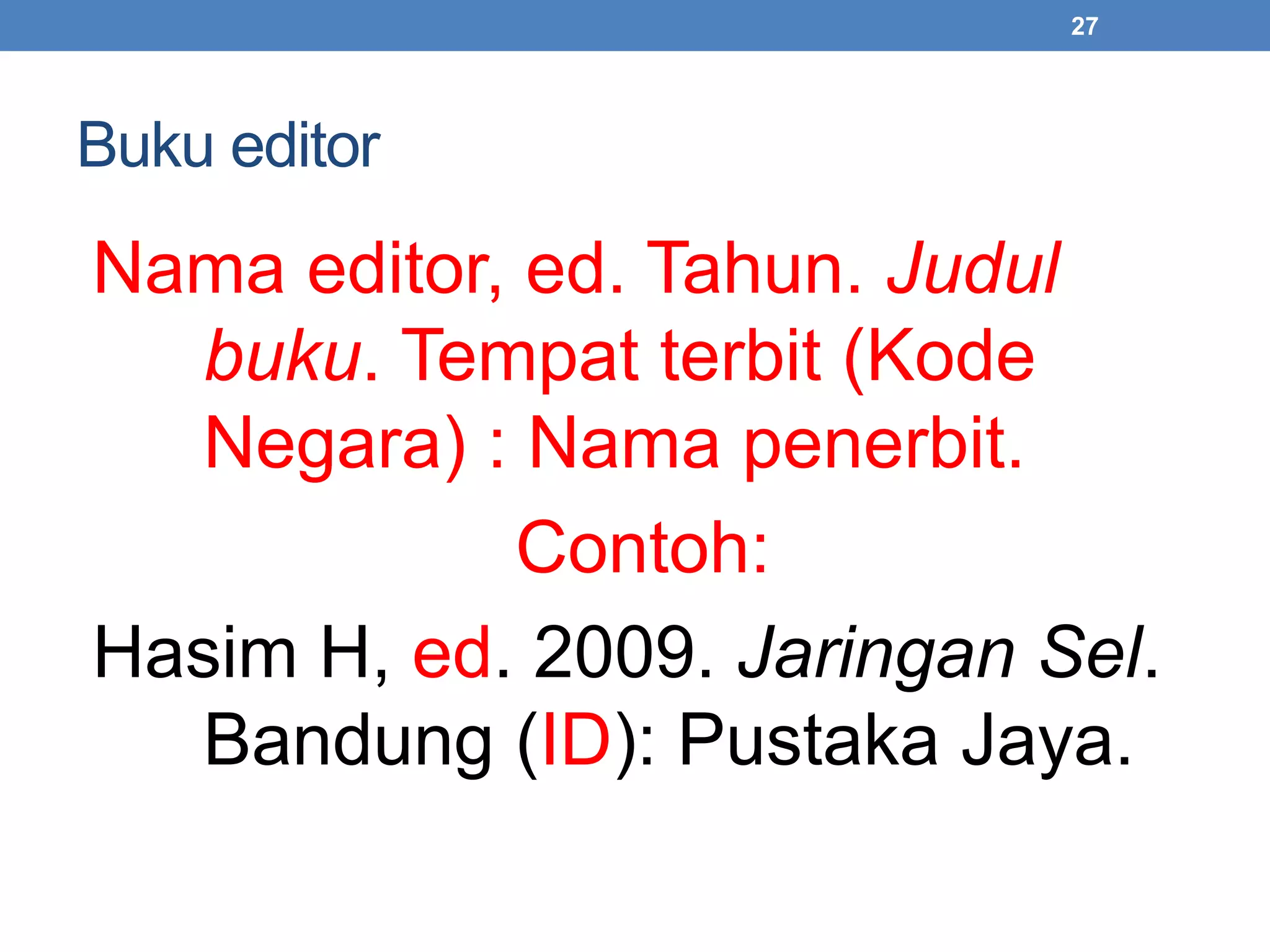 Daftar Pustaka Standar IPB | PPTX