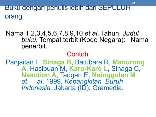 Daftar Pustaka Standar IPB | PPTX
