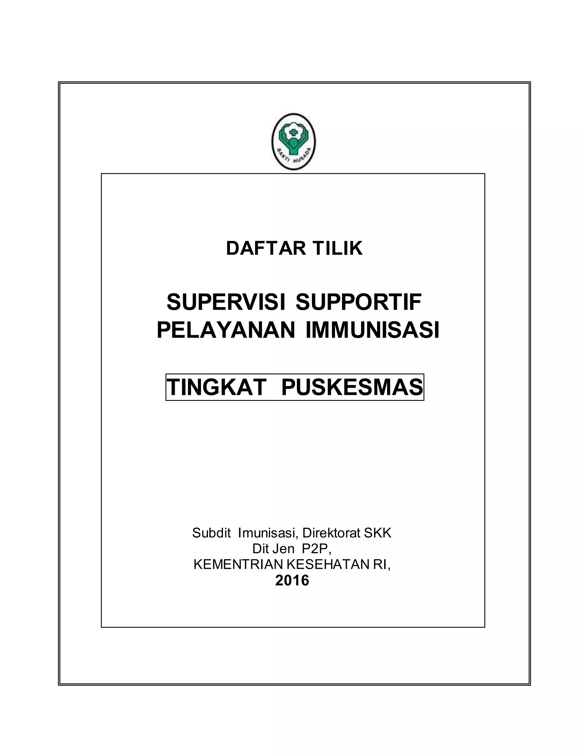 Daftar Tilik Imunisasi Puskesmas edit 2016.docx