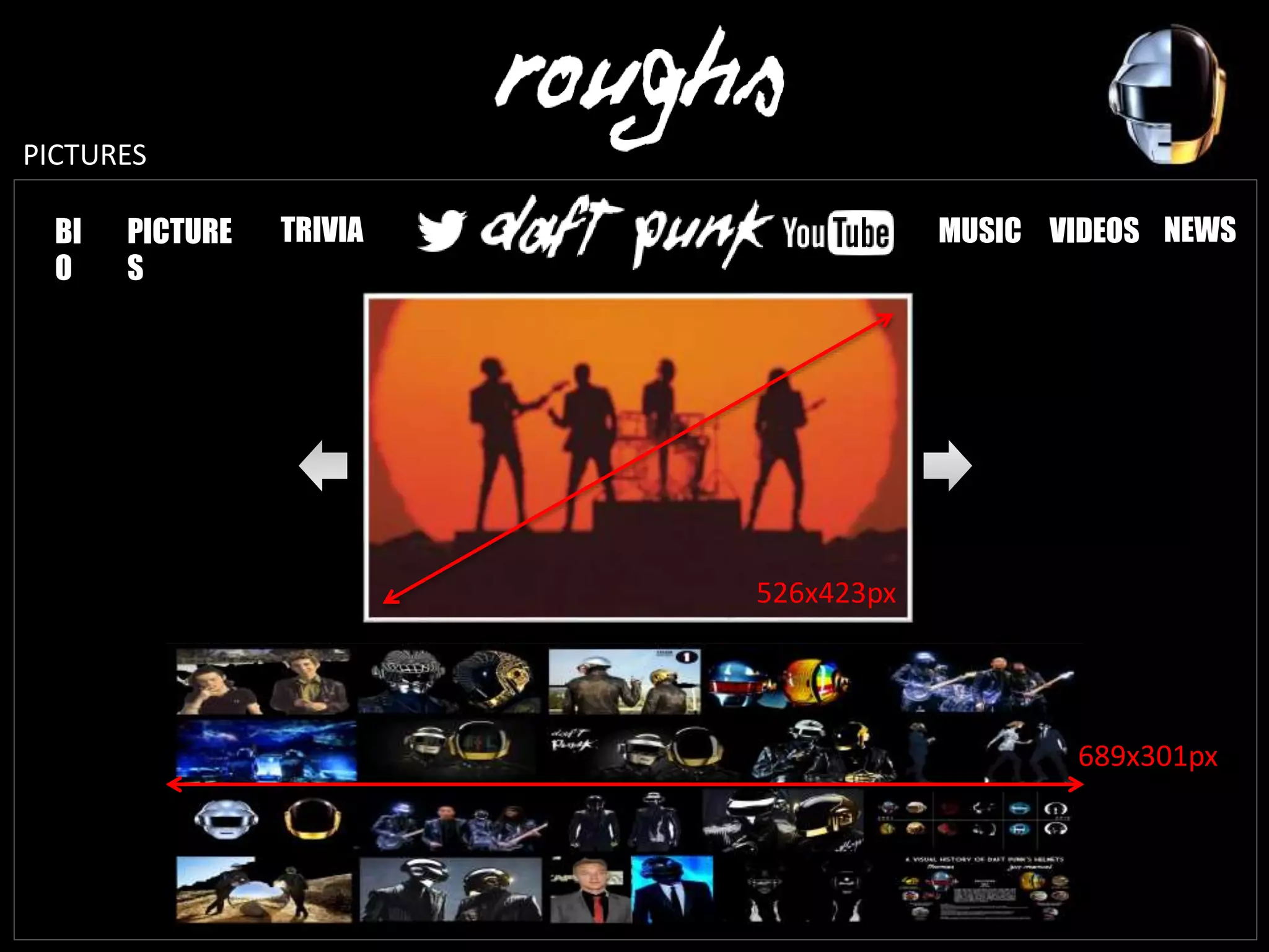 Daft Punk proposal | PPTX