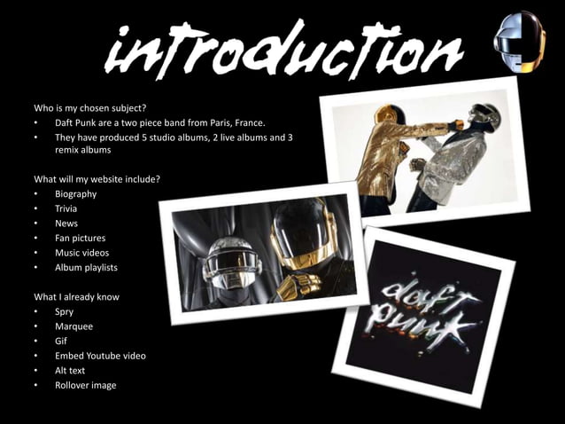 Daft Punk proposal | PPT