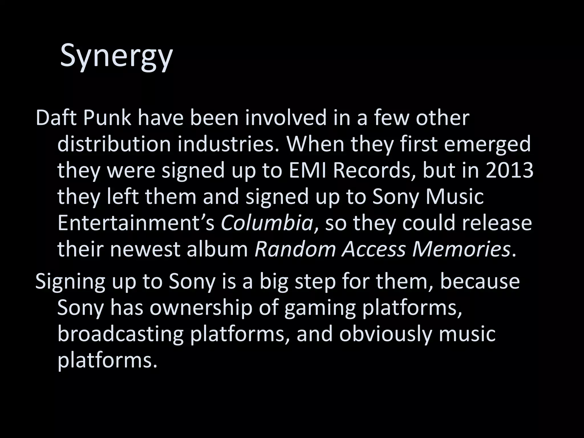 Daft Punk Presentation | PPTX