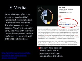 Daft Punk Presentation | PPTX