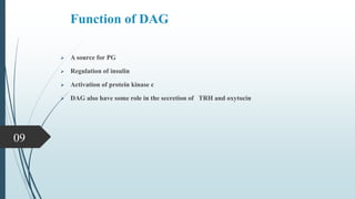Diacylglycerol pathway | PPTX