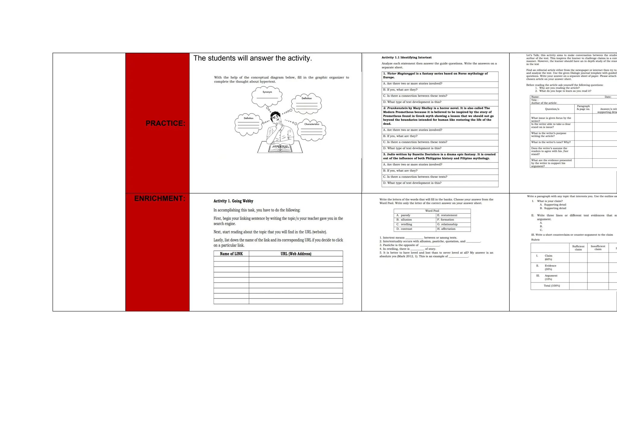 DAG0D0G-R&W-LP-HYPERTEXT,INTERTEXT,CRITICAL READING.docx