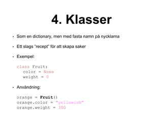 Tjejer kodar 100 - Dag 3 - Python | PPTX