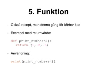 Tjejer kodar 100 - Dag 3 - Python | PPTX