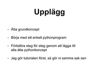 Tjejer kodar 100 - Dag 3 - Python | PPTX