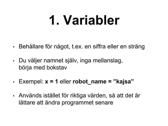 Tjejer kodar 100 - Dag 3 - Python | PPTX