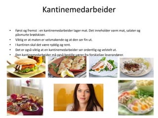 Dagen i kantinen | PPTX