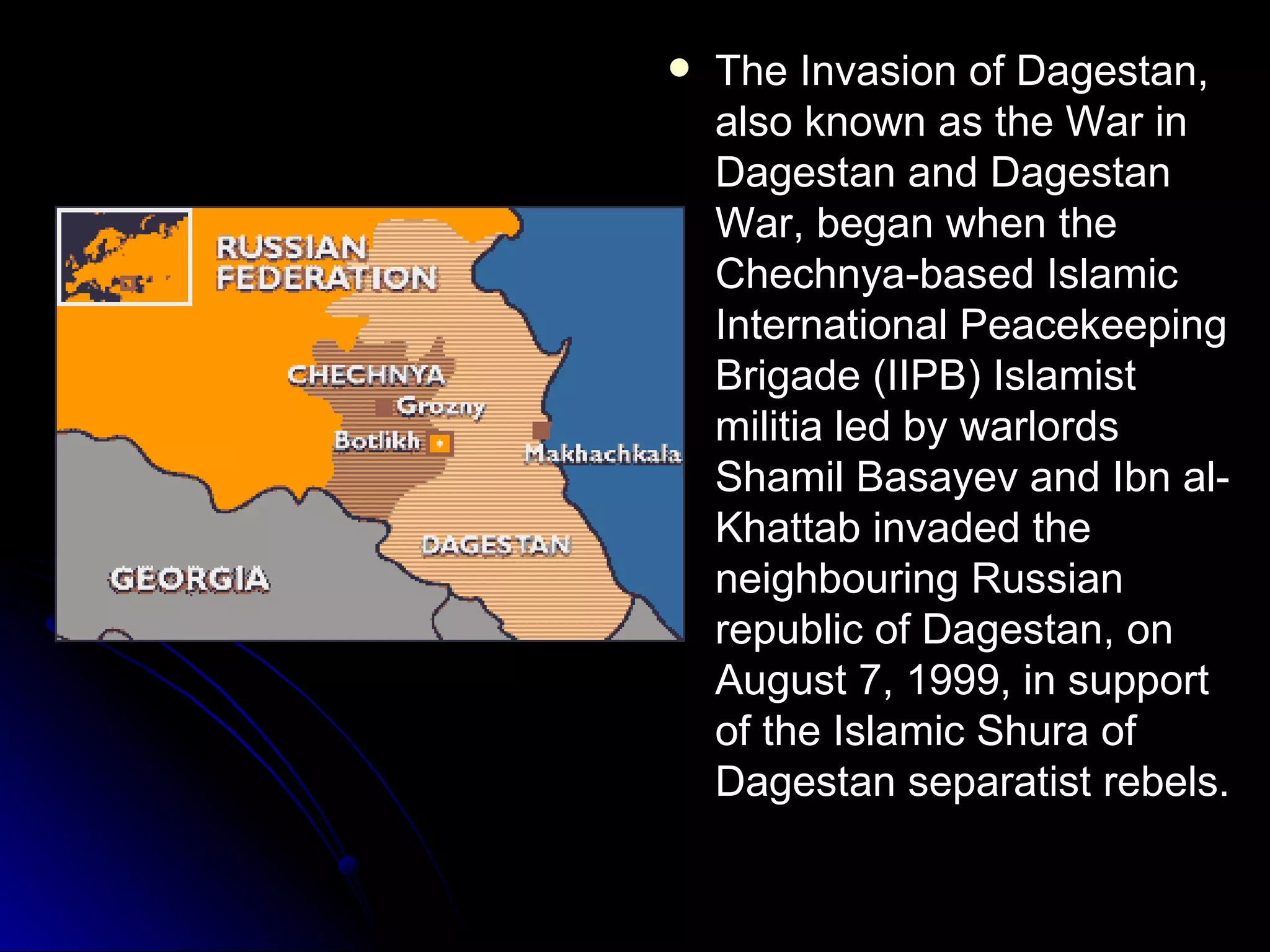Dagestan 1999, | PPT