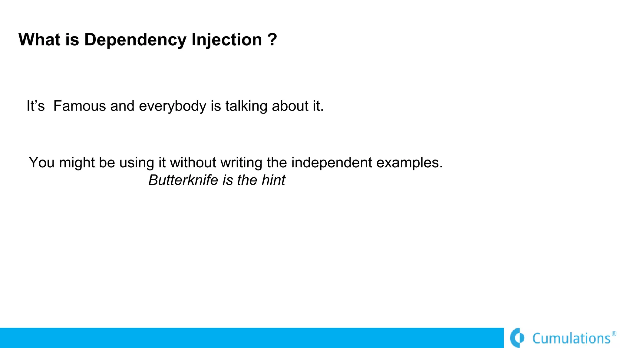 Dependency Injection in Android with Dagger 2 | PPT