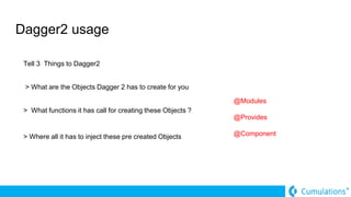 Dependency Injection in Android with Dagger 2 | PPT