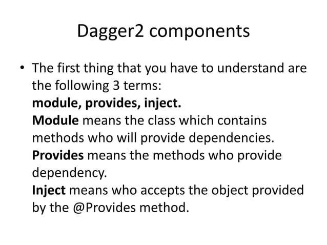 Dagger2 | PPT