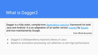 Dagger2 Intro | PPT