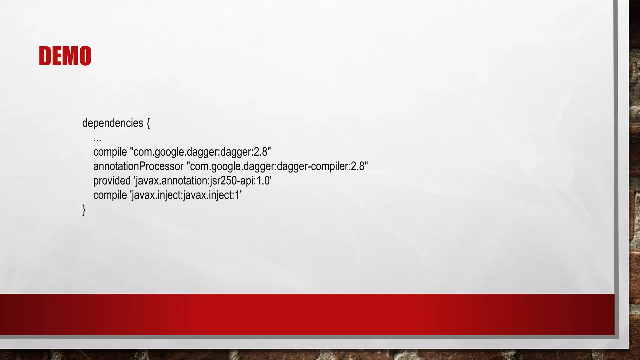 Introduction to Dagger 2 by Ratanak | PPT