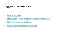 Programming a CI/CD pipeline with Go: hands-on Dagger SDK | PPTX