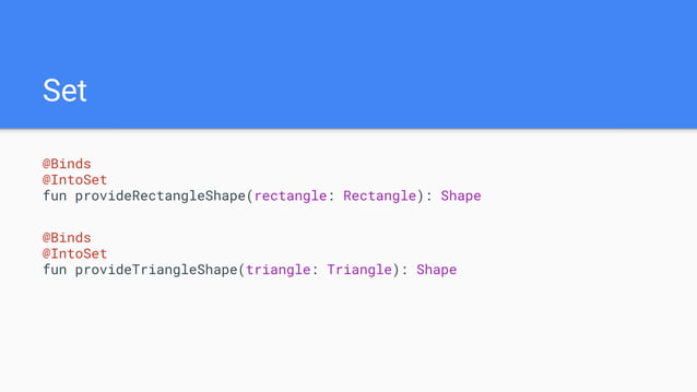 Dagger multibinding | PPT