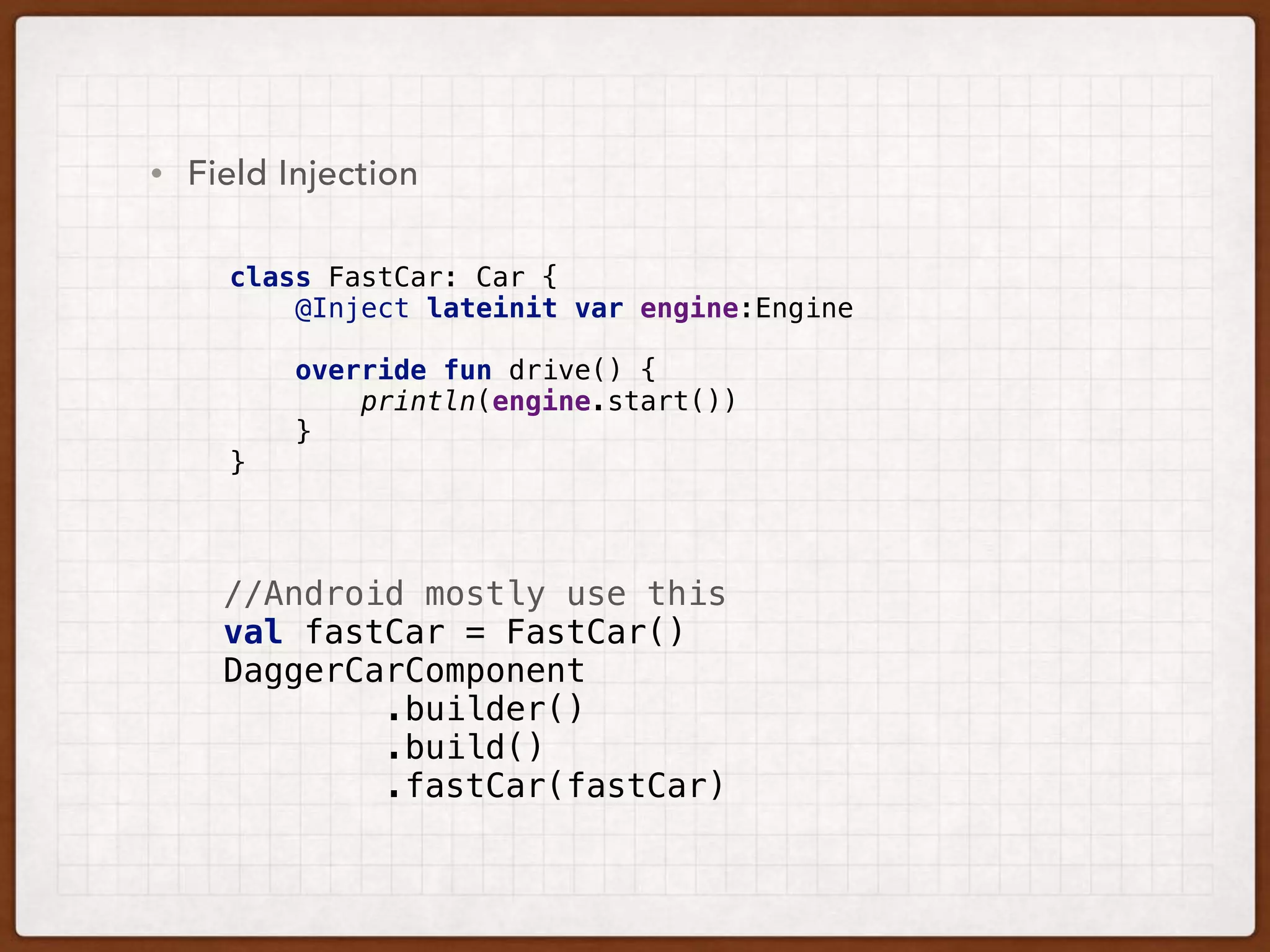 Dependency Injection with Dagger 2 presentation | PPT