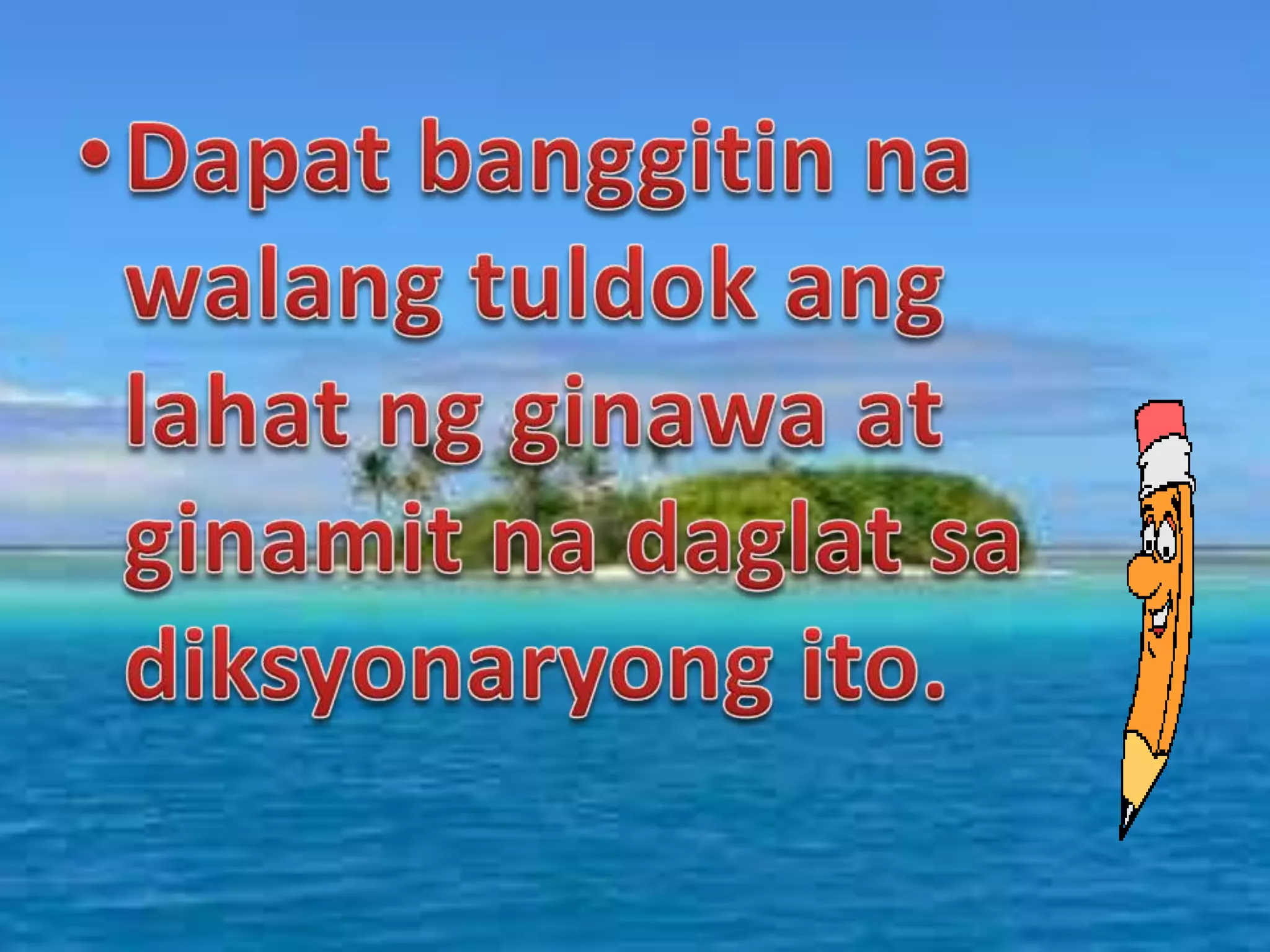 Pandiksyonaryong Daglat | PPTX