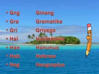 Pandiksyonaryong Daglat | PPTX