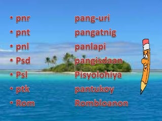 Pandiksyonaryong Daglat | PPTX