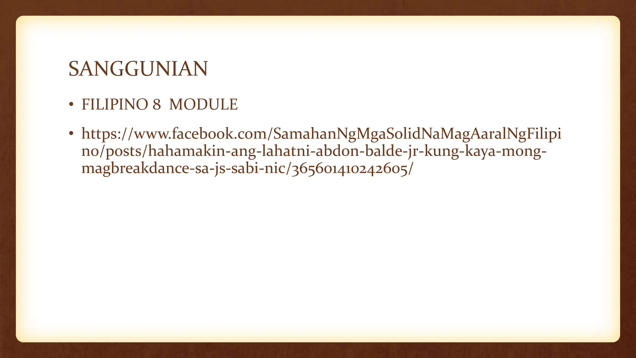 DAGLI para sa grade 8 quarter3 Filipino8 | PPTX