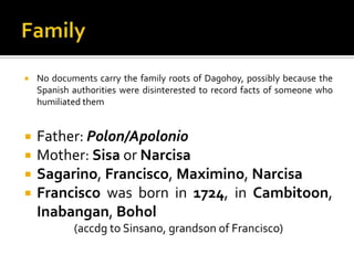 Dagohoy V1-6R | PPTX