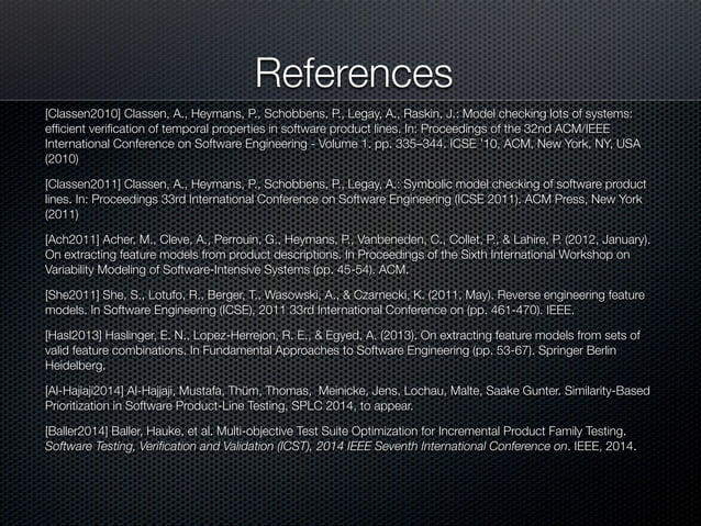 Structural Feature Interactions For Variability Intensive Systems Testing Ppt