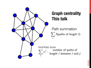Computing Local and Global Centrality | PDF