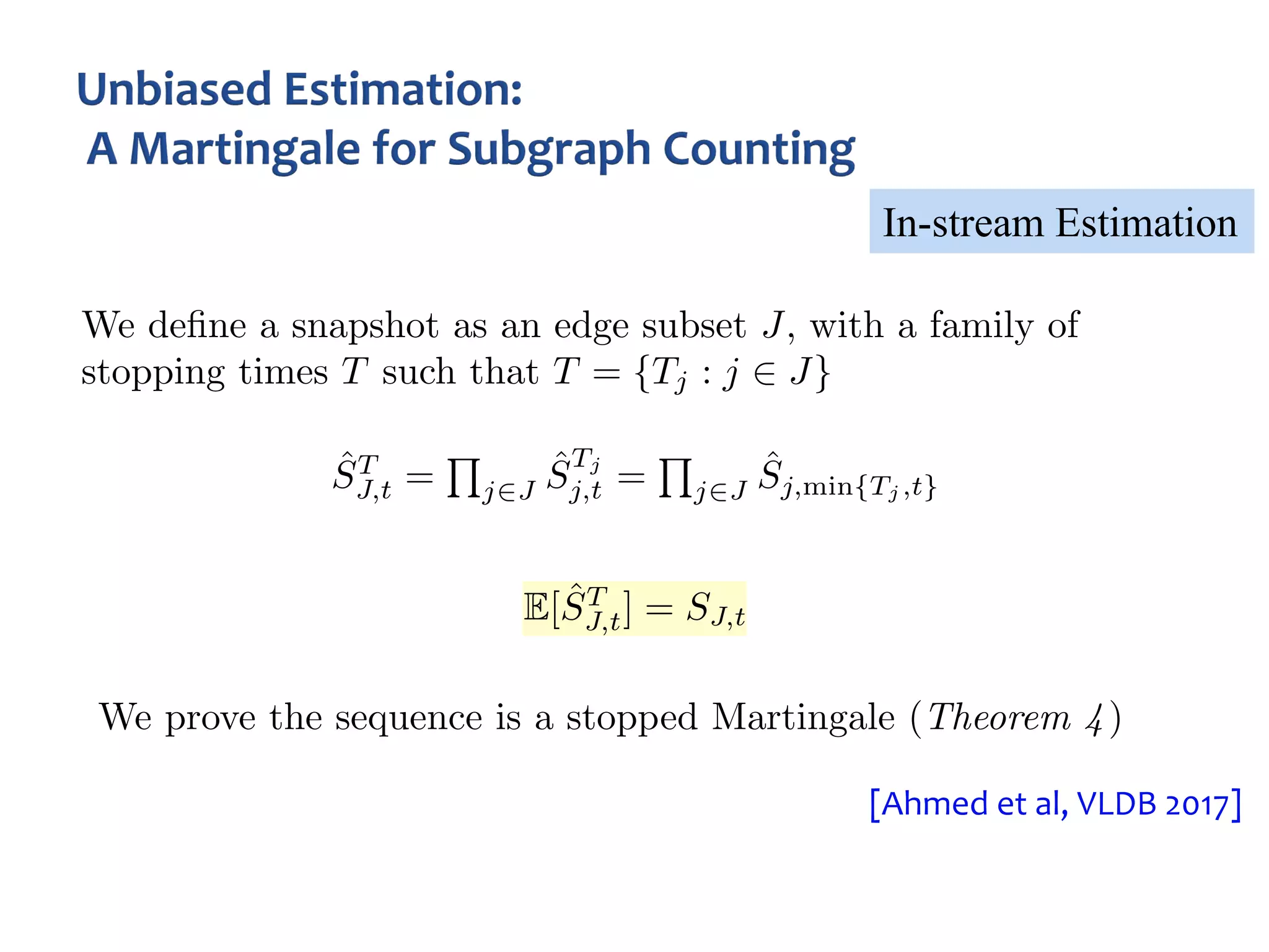 Sampling from Massive Graph Streams: A Unifying Framework | PPT